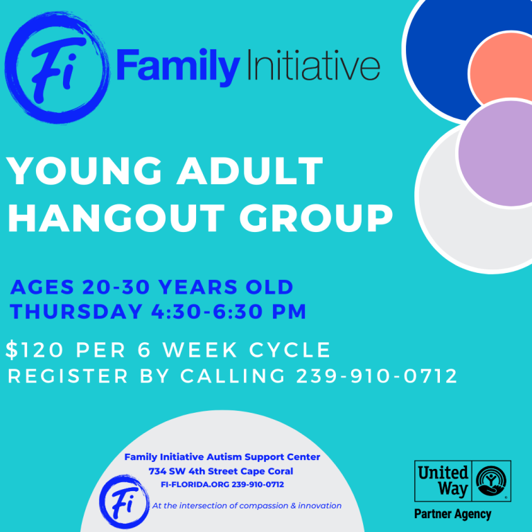 Young Adult Hangout Group: Cycle Starting May 30th-July 11th 4:30pm-6 ...